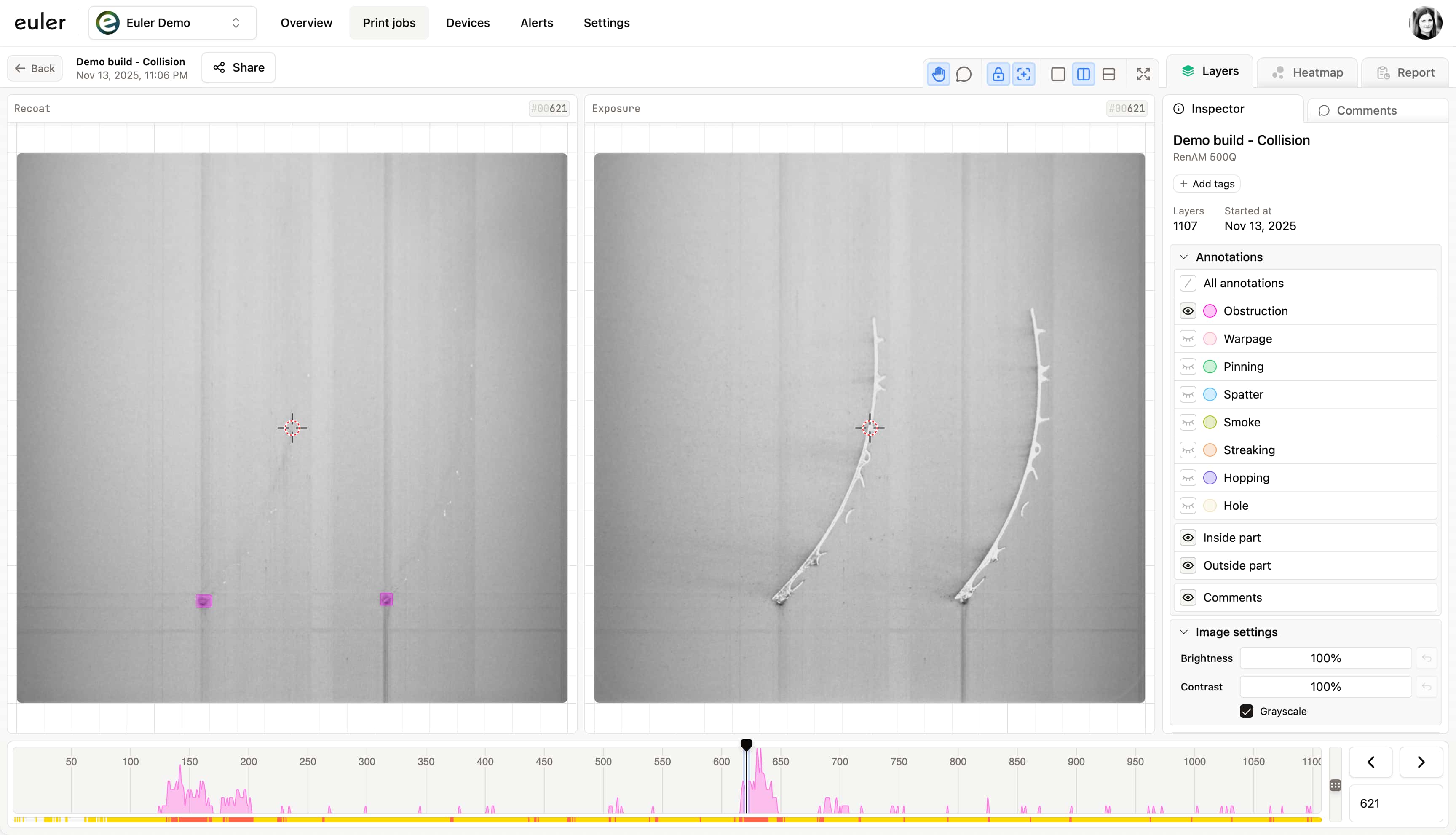 Defect annotation toggle | Euler docs